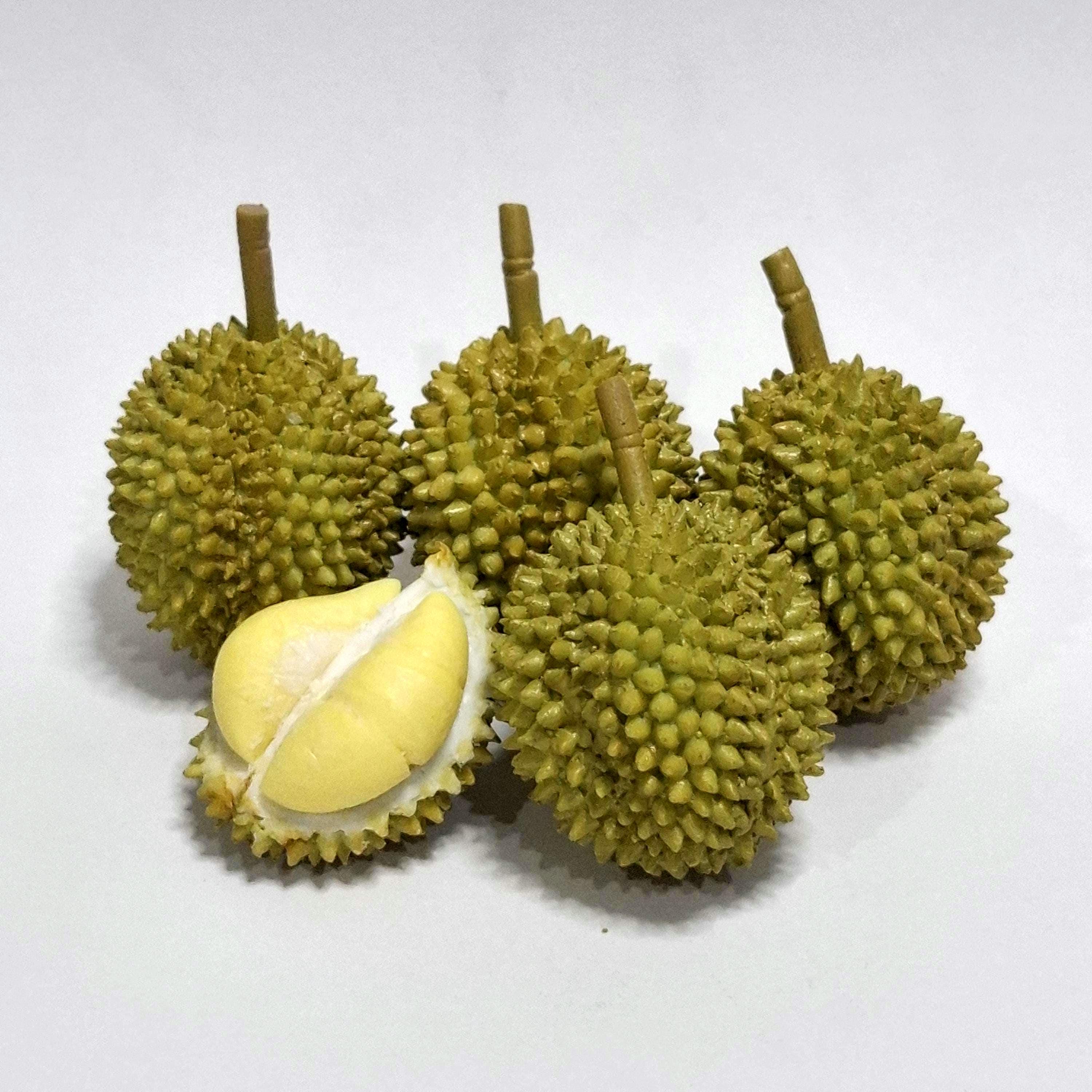 Mini Durian, Miniature Durian, Fruit for Dollhouse, Handmade Miniatures ...