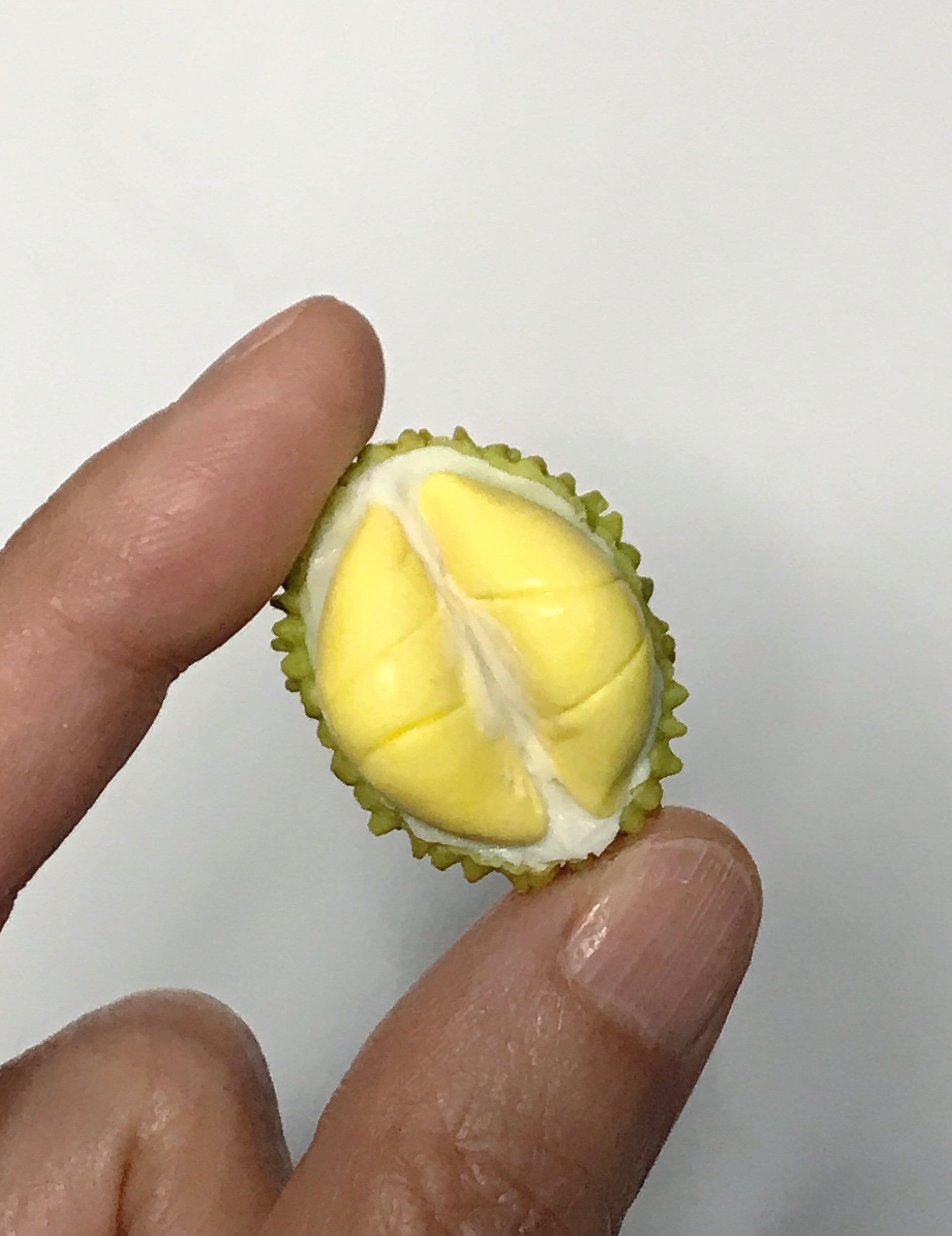 Mini Durian, Miniature Durian, Fruit for Dollhouse, Handmade Miniatures ...
