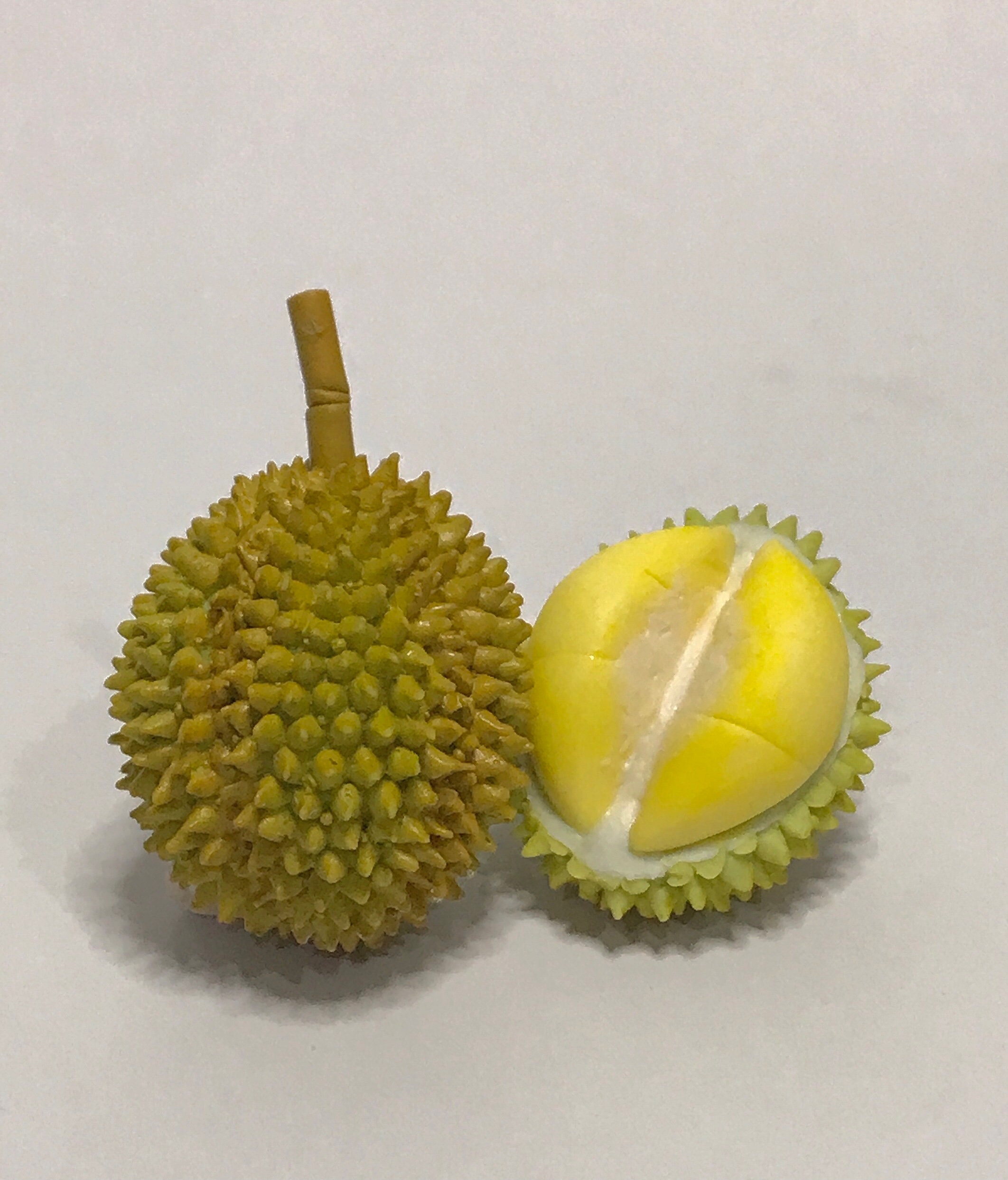 Mini Durian, Miniature Durian, Fruit for Dollhouse, Handmade Miniatures ...