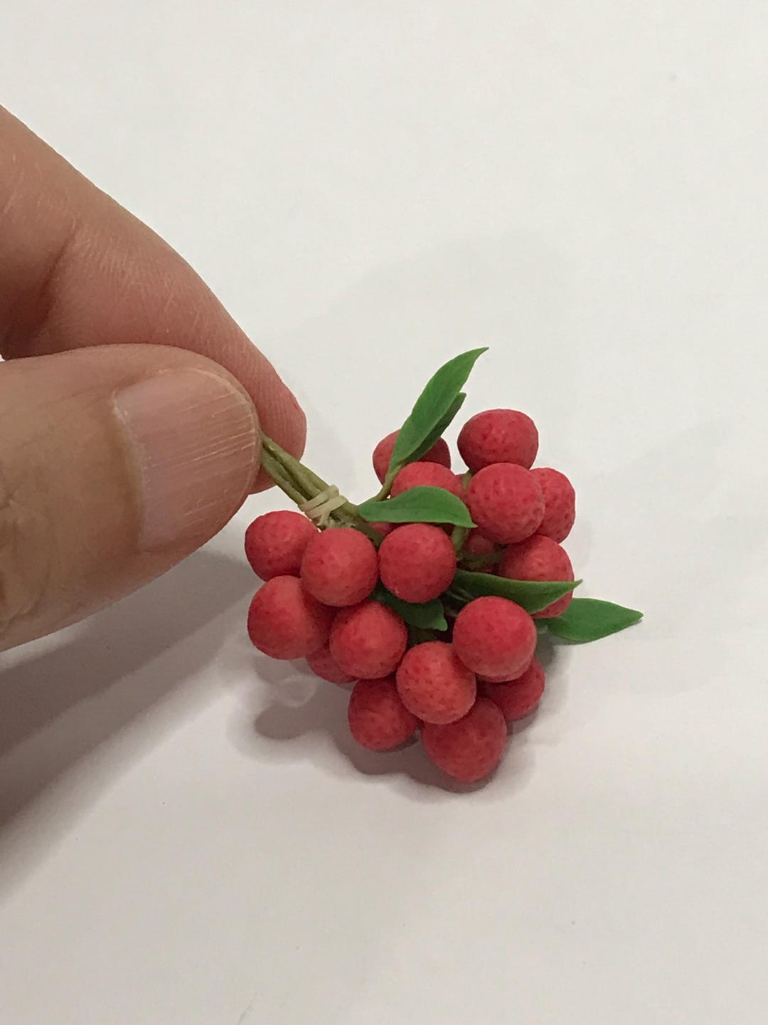 Miniature Lychee, Mini Lychee, Fruit for Dollhouse, Handmade Miniatures ...