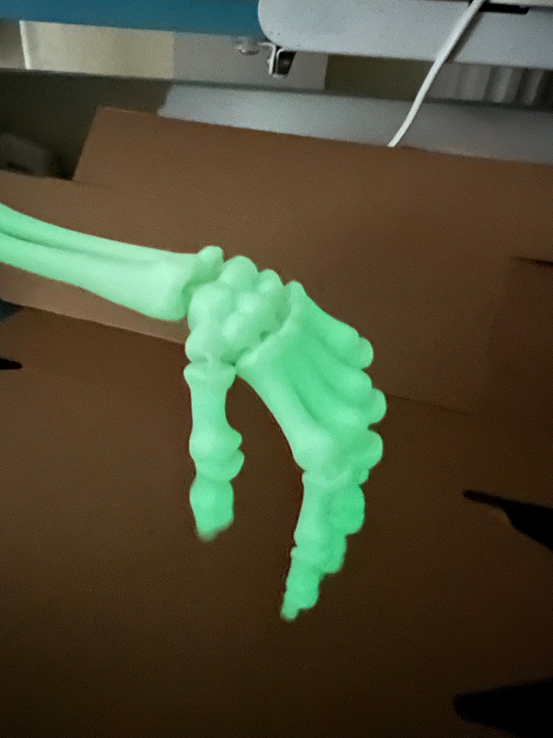 3D Printed Articulating Skeleton Hand STL Files - Etsy