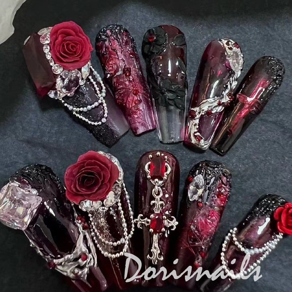 Gothic Nails - Etsy