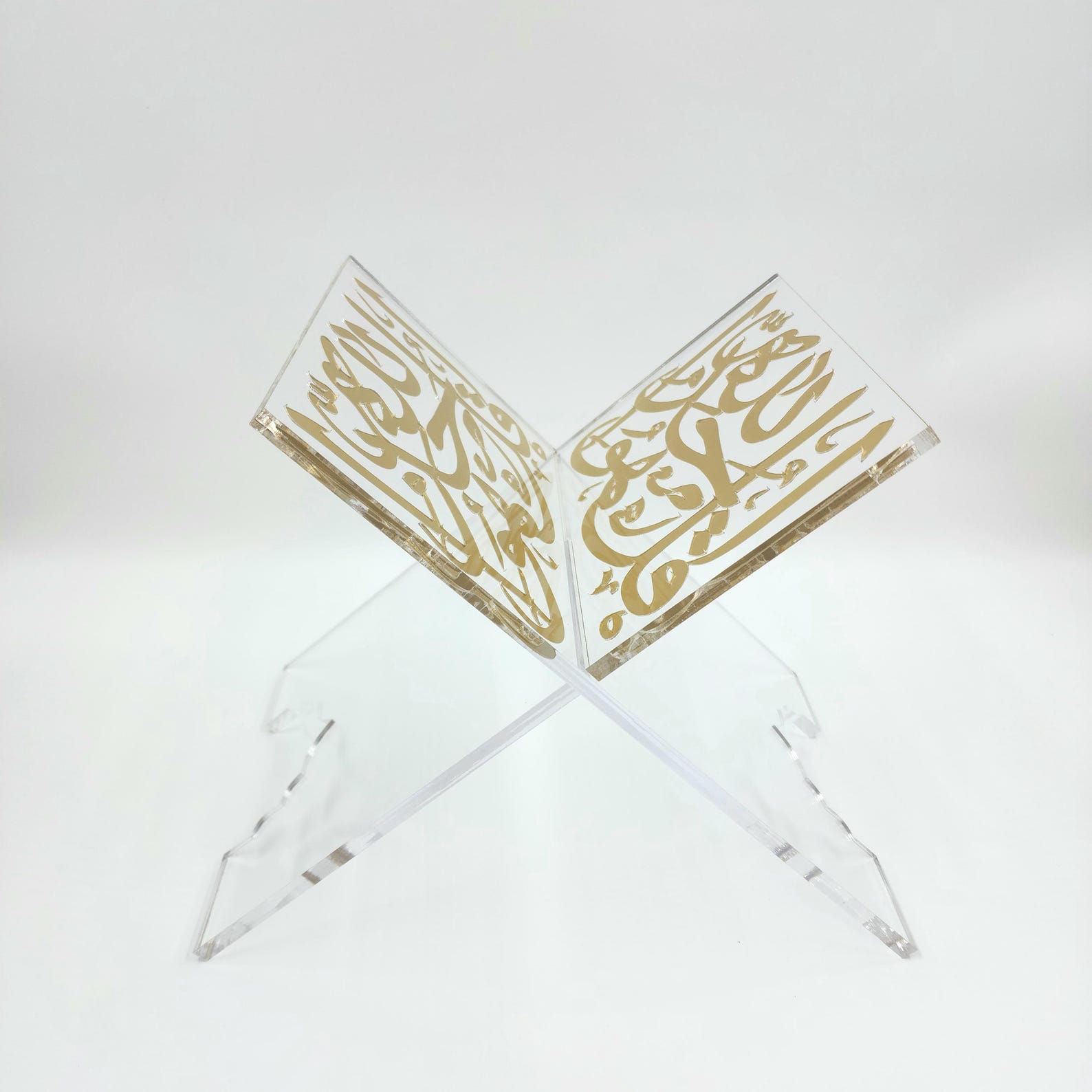 Acrylic Quran Stand With Quran - Etsy