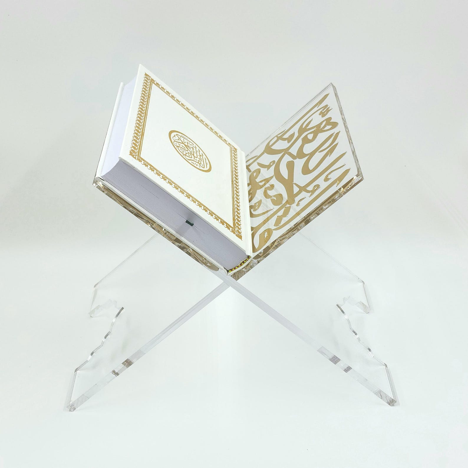 Acrylic Quran Stand With Quran - Etsy
