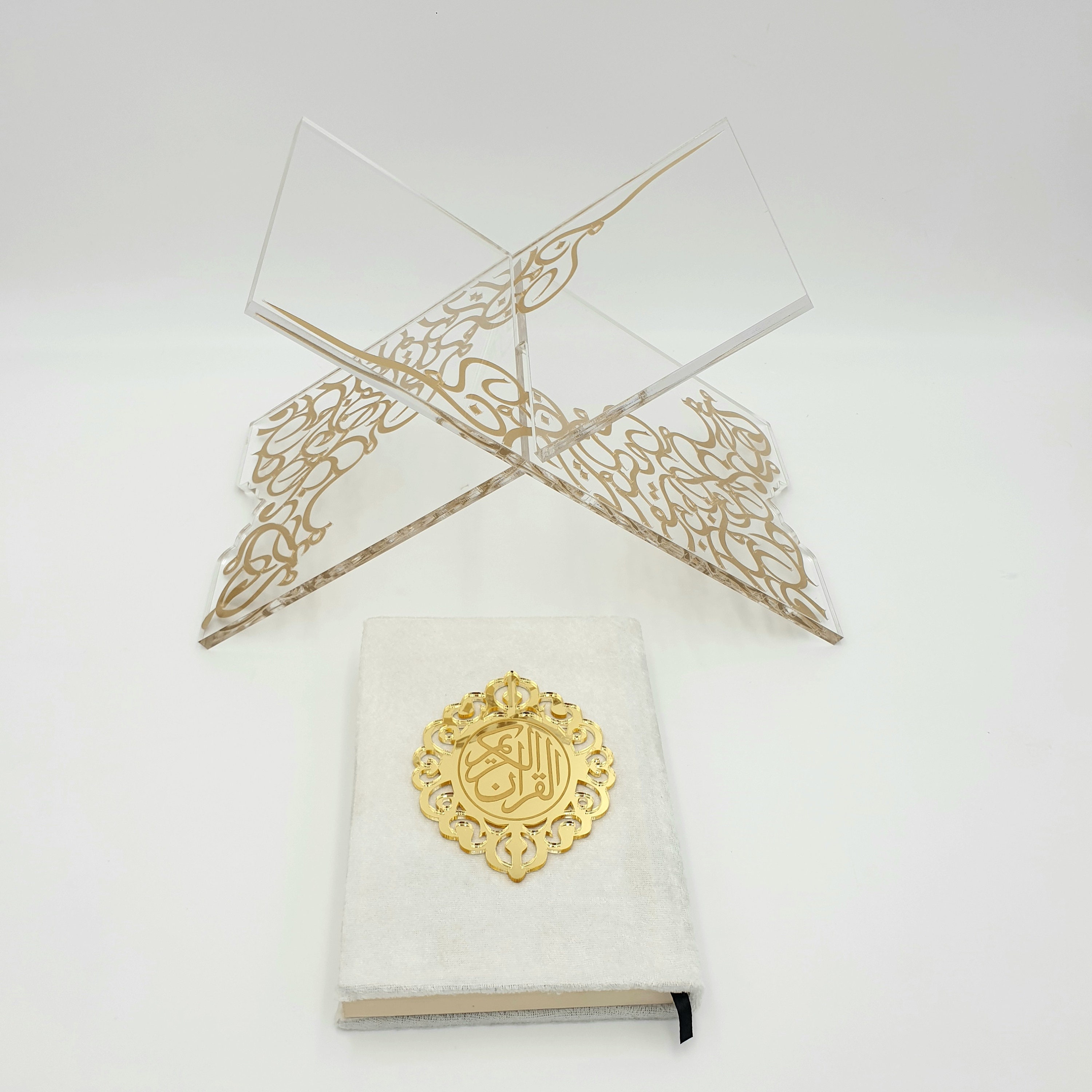 Acrylic Quran Stand With Quran - Etsy
