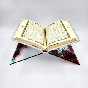 Acrylic Quran Stand With Quran - Etsy