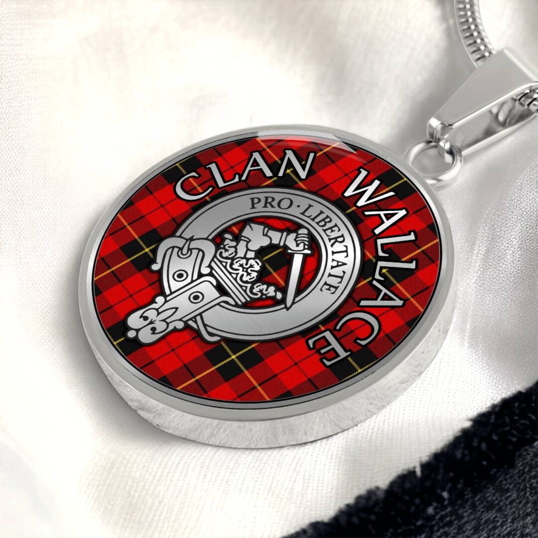 Wallace | Clan Crest | Tartan | Plaid | Pendant Necklace | Bangle ...