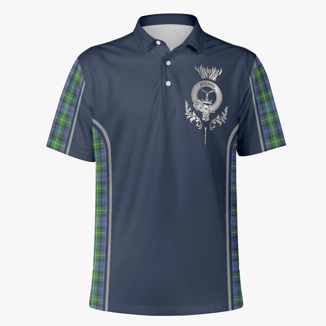 Clan Gordon Crest & Tartan Polo Shirt - Etsy