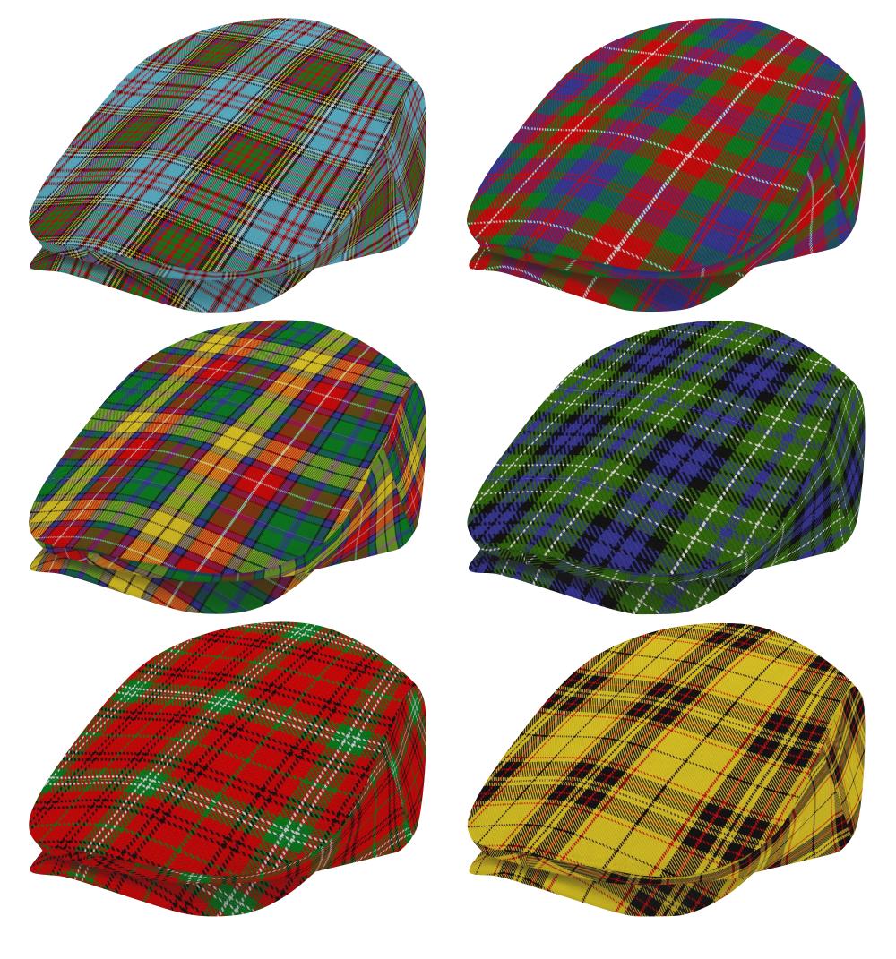 Tartan Flat Caps | Any Tartan - Scottish, Irish, Cornish, Breton, US ...