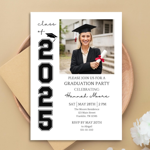 High School Graduation Invitations - Etsy