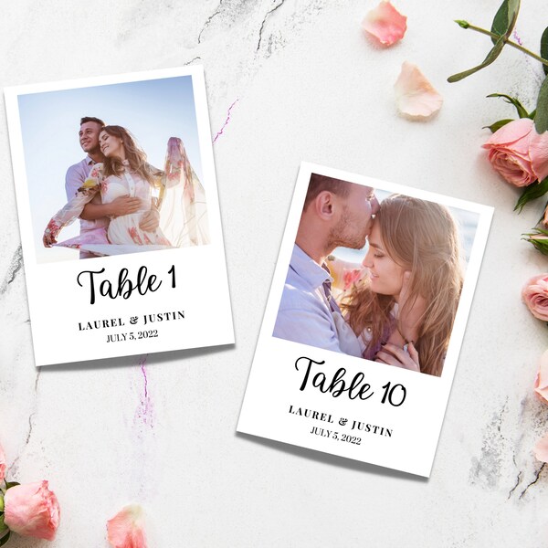 Photo Table Numbers - Etsy