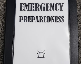 Printable Emergency Preparedness Binder Emergency Preparedness ...