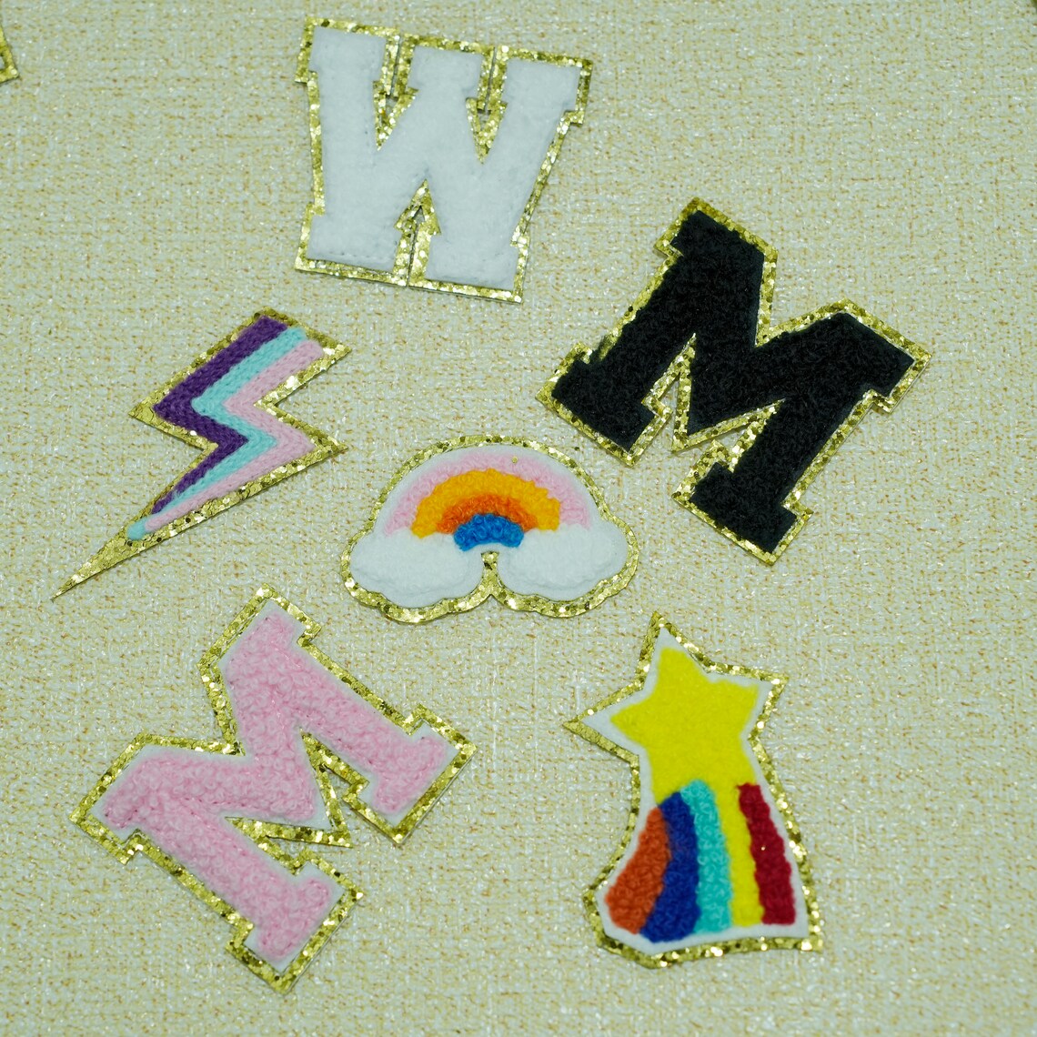 Chenille Letter Patch, 2.2 Self Adhesive and Iron on Varsity Letter for ...