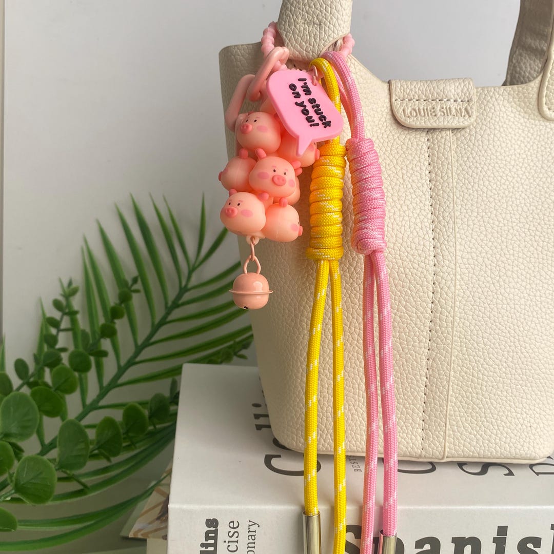 Trending Rope Bag Charms,stylish Bag Charm,y2k Rope Purese Charm Bag ...
