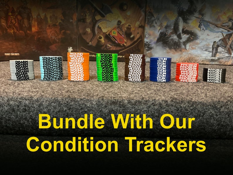 Magnetic Damage Trackers for Gloomhaven Frosthaven JOTL - Etsy