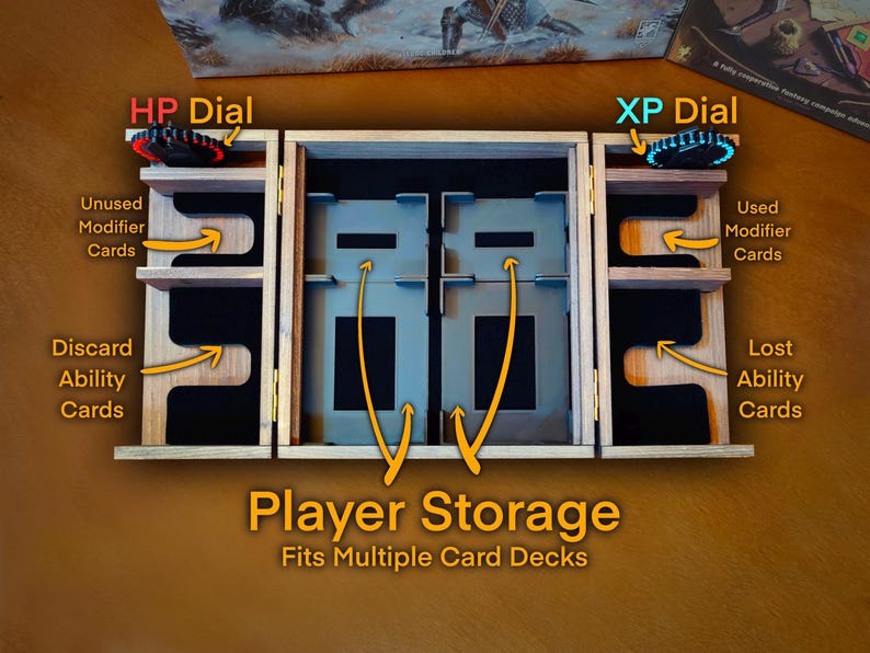 The Gloomhaven Frosthaven JOTL Player Dashboard and Storage - Etsy