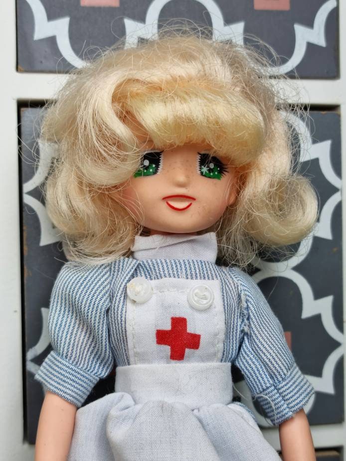Candy Candy Nurse Infermiera Doll Polistil 1981 Vintage Anime Doll ...