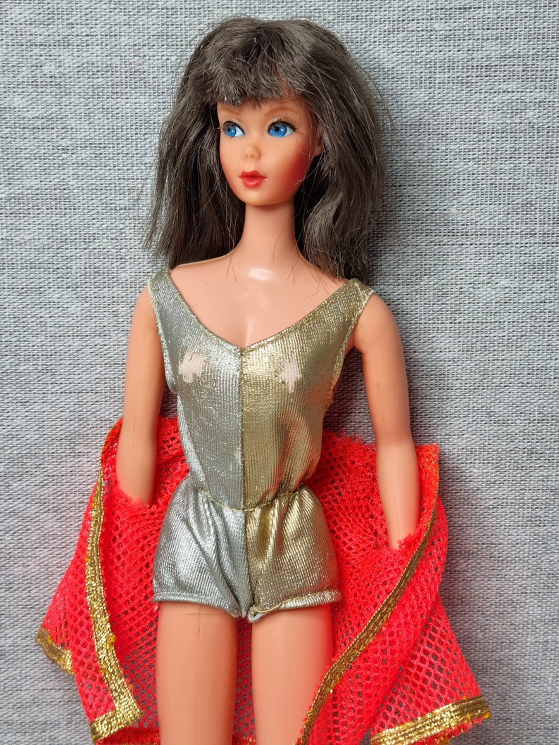 Vintage Dramatic New Living Barbie Brunette 1970 1960 Posable ...
