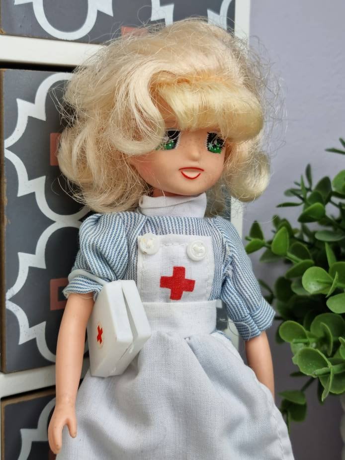 Candy Candy Nurse Infermiera Doll Polistil 1981 Vintage Anime - Etsy