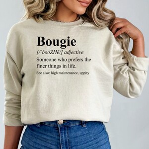 Bougie Definition Sweatshirt: Classy Cozy Gift - Etsy