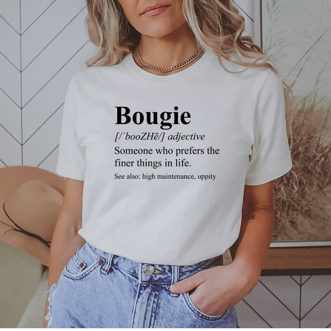 Bougie Definition T-shirt - Classy Bella Canvas Tee - Etsy