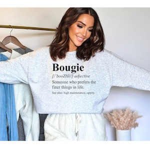 Bougie Definition Sweatshirt: Classy Cozy Gift - Etsy