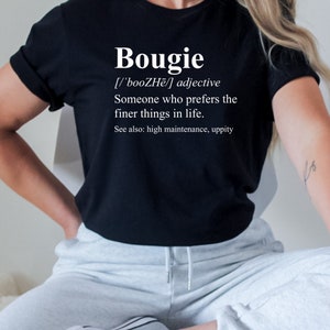 Bougie Definition T-shirt - Classy Bella Canvas Tee - Etsy