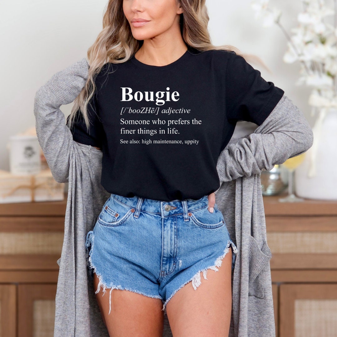 Bougie Definition T-shirt - Classy Bella Canvas Tee - Etsy