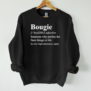 Bougie Definition Sweatshirt: Classy Cozy Gift - Etsy
