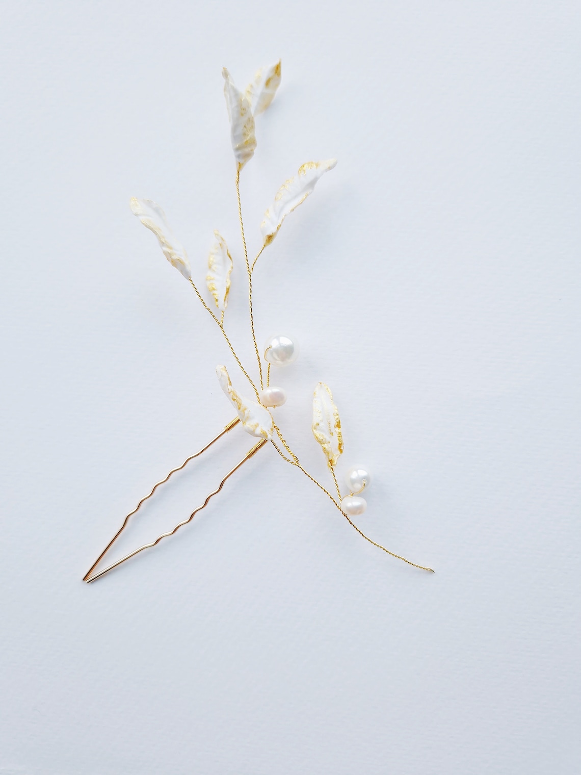 Gold Olive Leaf Hair Pin , Greek Hair Accessories , Bridal Gold Leaf ...
