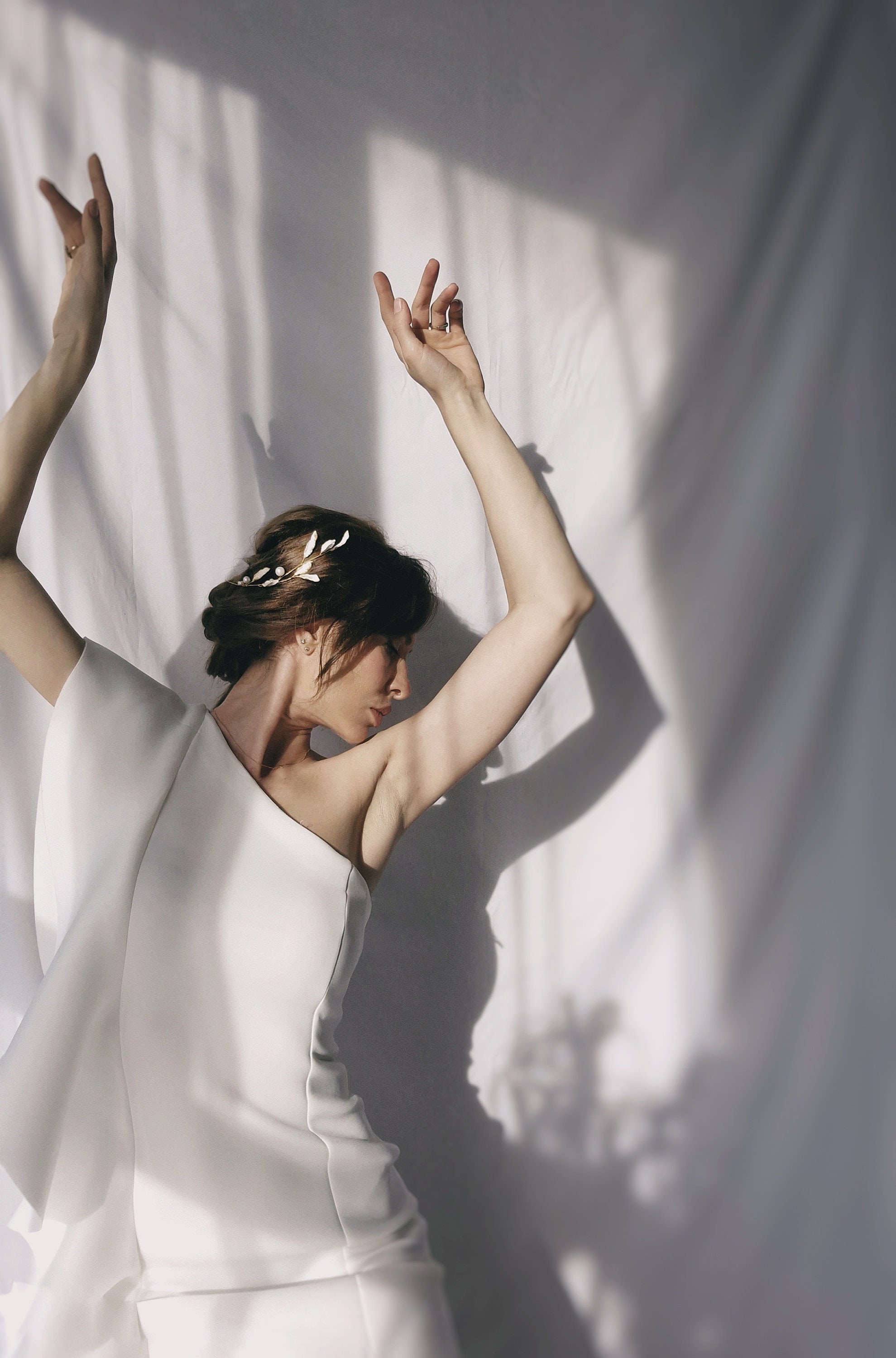 Gold Olive Leaf Hair Pin , Greek Hair Accessories , Bridal Gold Leaf ...