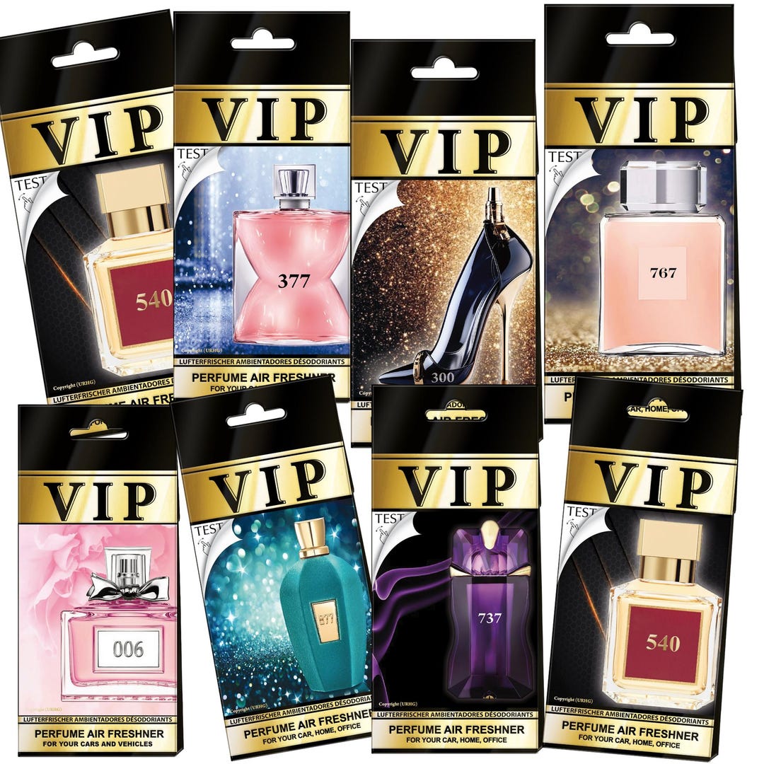 3x Car Air Freshener VIP, Luxury Air Freshener for Cars, Home, Office ...