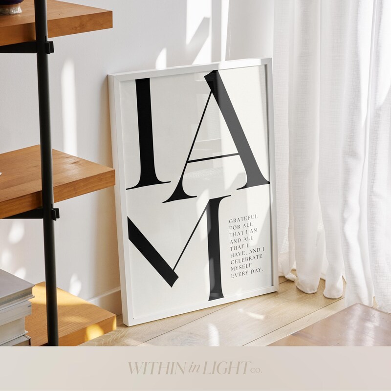 Affirmation Wall Art - Etsy