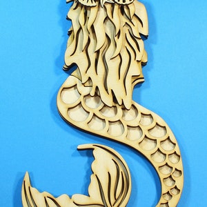 3D Layered Mermaid SVG File, Laser Cut Design (digital Download) - Etsy