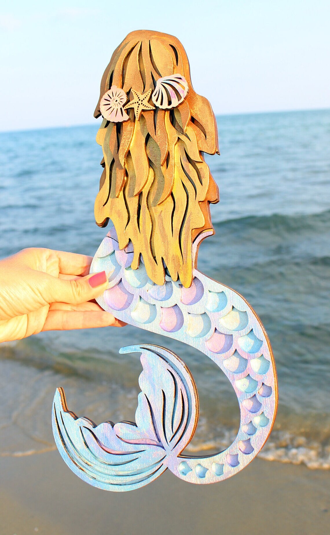 3D Layered Mermaid SVG File, Laser Cut Design (digital Download) - Etsy