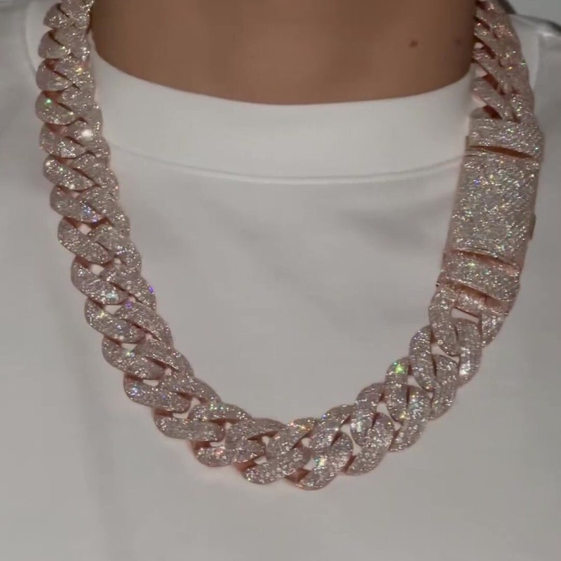 Mens Diamond Big Chain - Etsy
