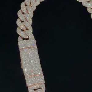 Big Pave Cuban Chain With 100cts Diamonds - 22.5mm Wide, VVS1 Quality ...