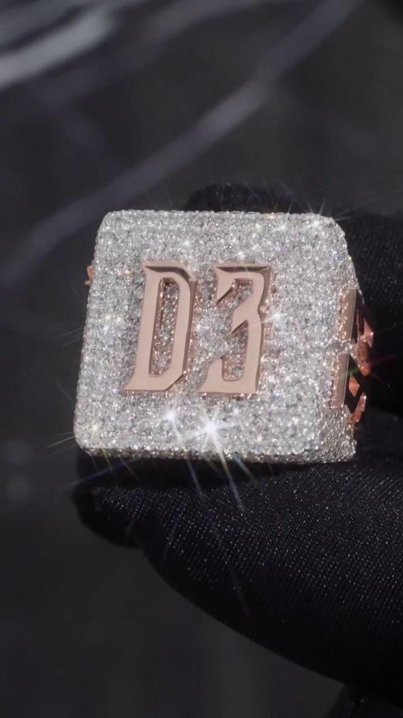 Moissanite Championship Rings for Men, Statement Rings, Custom Ring ...