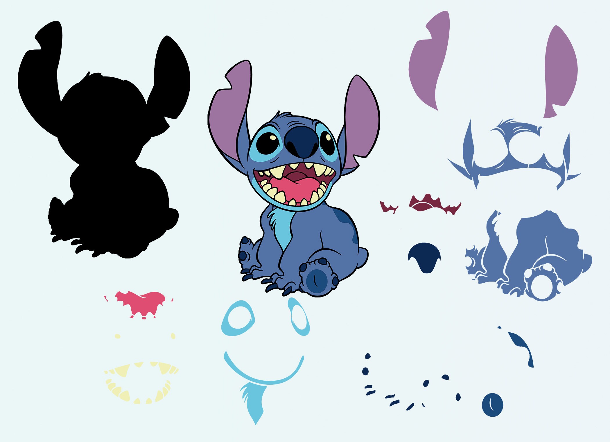 Stitch Svg Stitch Png Cut Files for Cricut Silhouette - Etsy