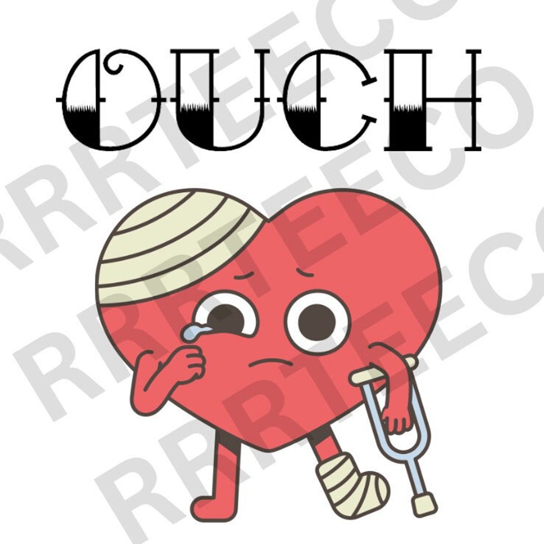 Ouch Valentines Png - Etsy