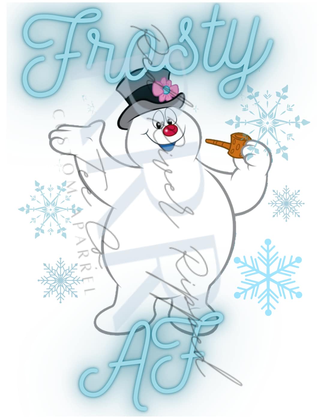 Frosty The Snowman Png Etsy