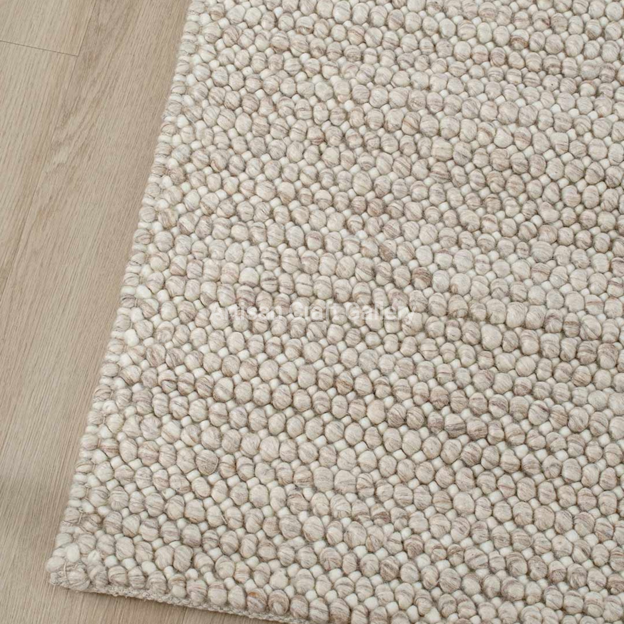 Handwoven 100% Wool Pebble Rug for Living Room, Bedroom Rugs - Etsy