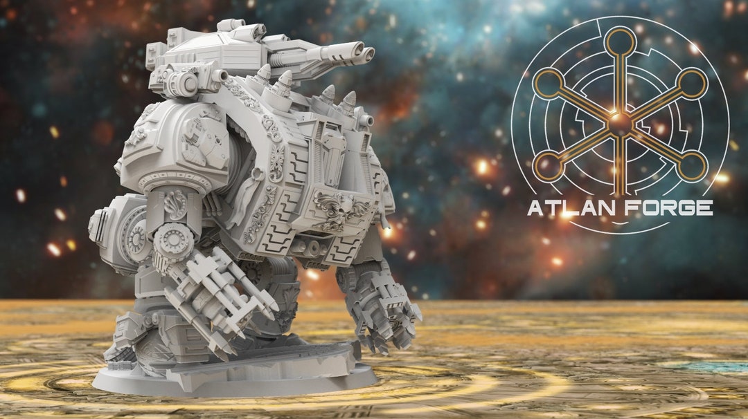 C-613 Silverback Dreadnought Grimdark Robot Future - Etsy