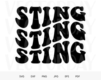 Sting Mascot Svg - Etsy