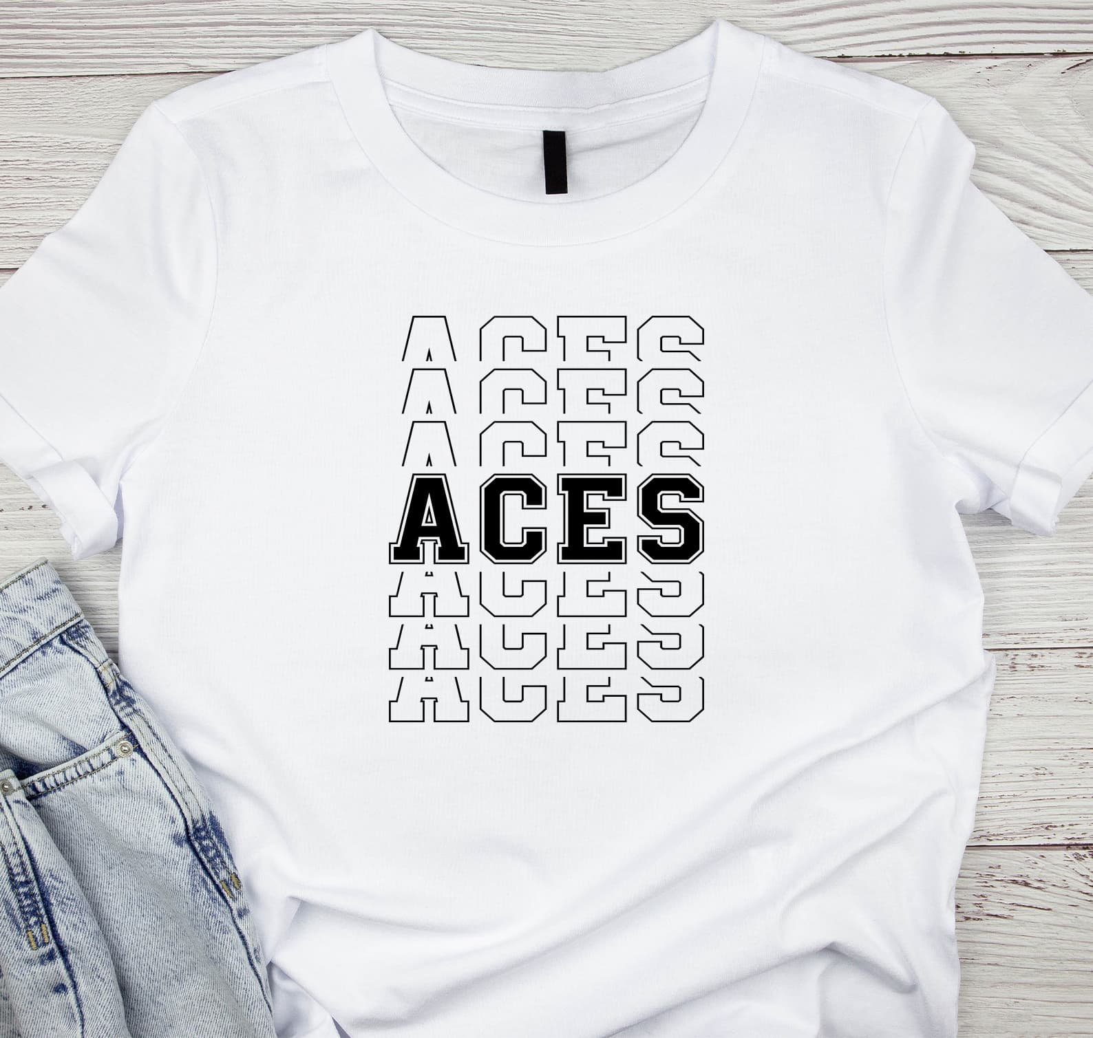 Aces Sport Svg Aces Mascot Svg Team Mascot Svg School - Etsy