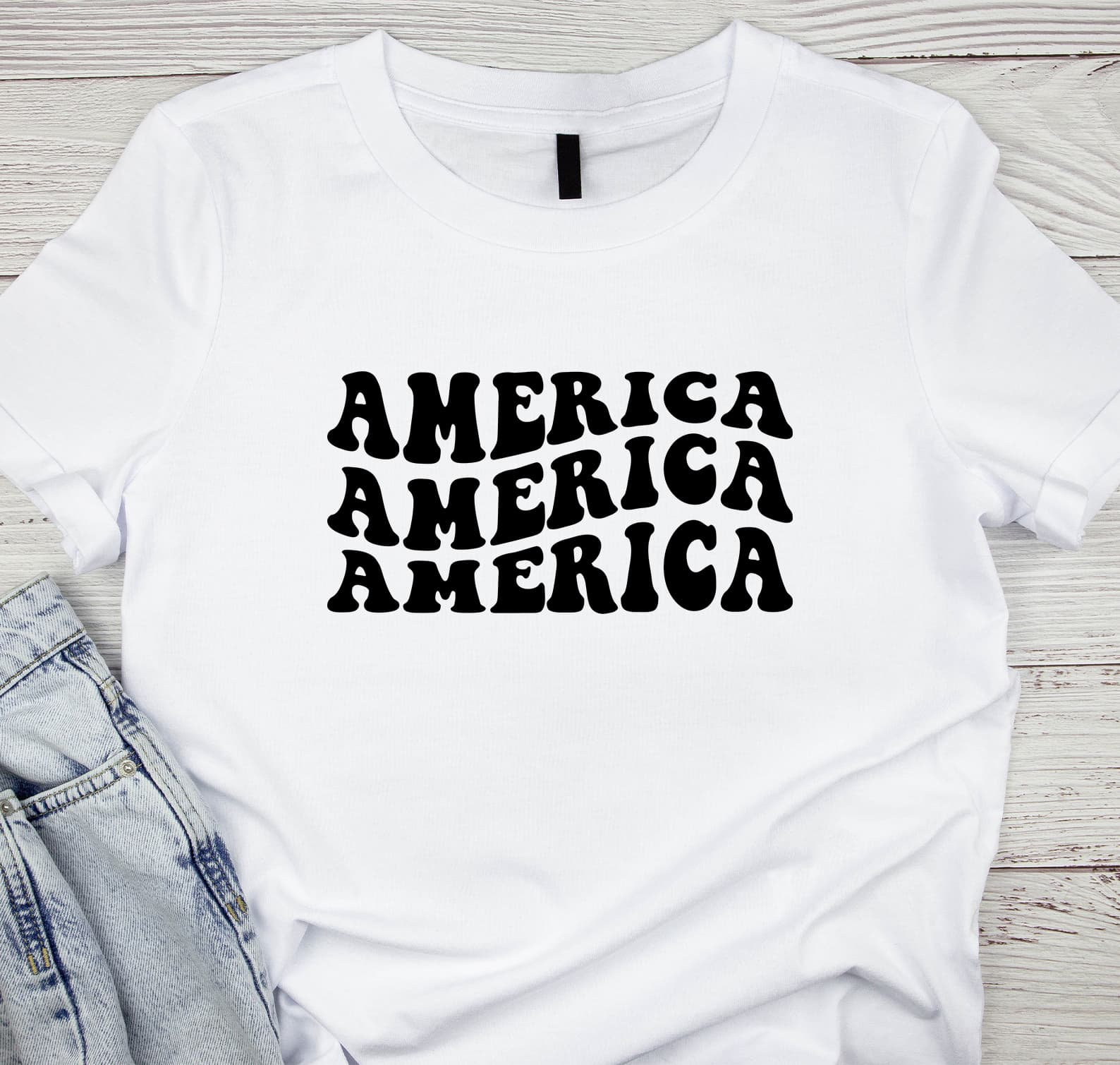 America Wavy Svg America Mascot Svg Team Mascot Svg School - Etsy Canada