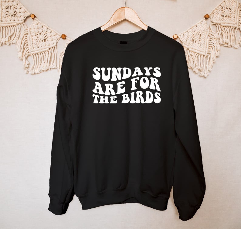 Sundays Are for the Birds Wavy Svg Birds Mascot Svg Team - Etsy Sundays Are for the Birds Wavy Svg Birds Mascot Svg Team - Etsy