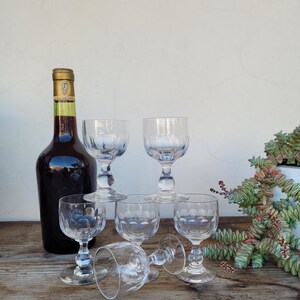Set of 4 Antique Rummer Glass Antique Liquor Glasses Old Bar Glasses ...