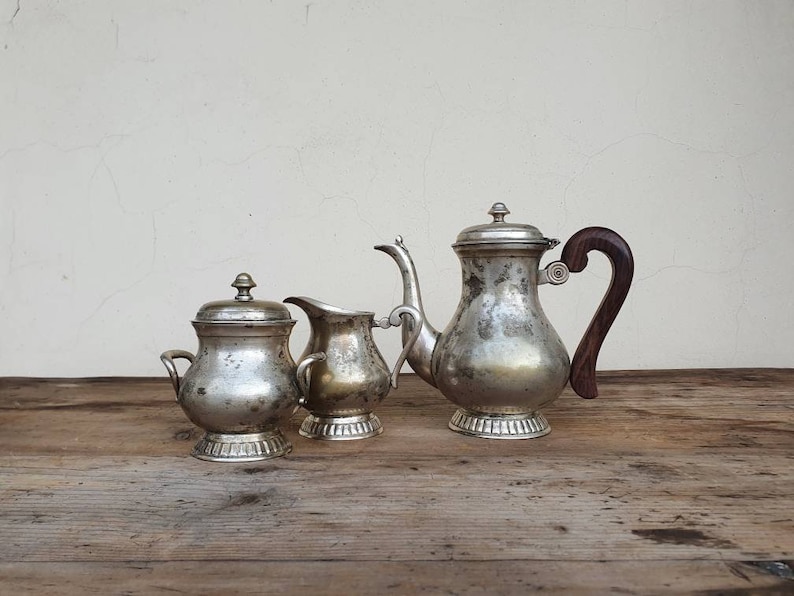 Vintage Silverplated Coffee Set Vintage Tea Set Vintage Teapot Silver ...