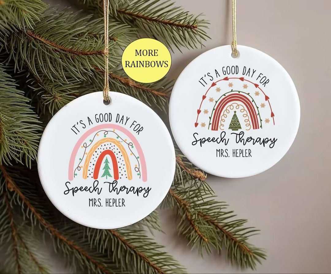 It's A Good Day for Speech Therapy Custom SLP Christmas - Etsy